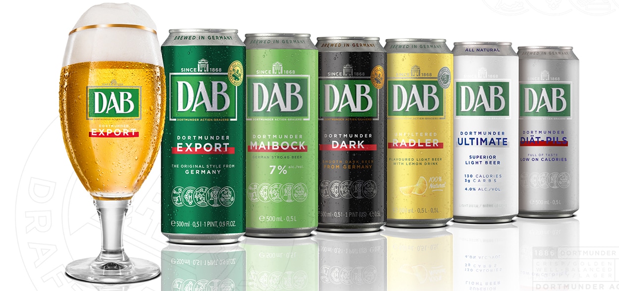 Bere blonda Dab Export bax 0.33L x 24 sticle