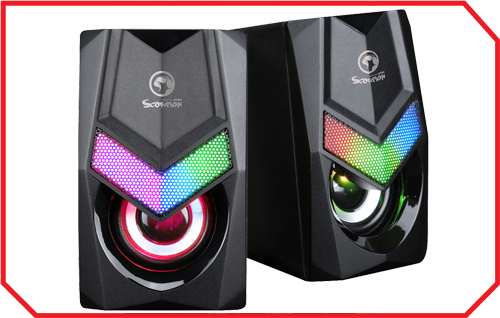 Boxe gaming MARVO SG-118, 2.0, 6W, negru