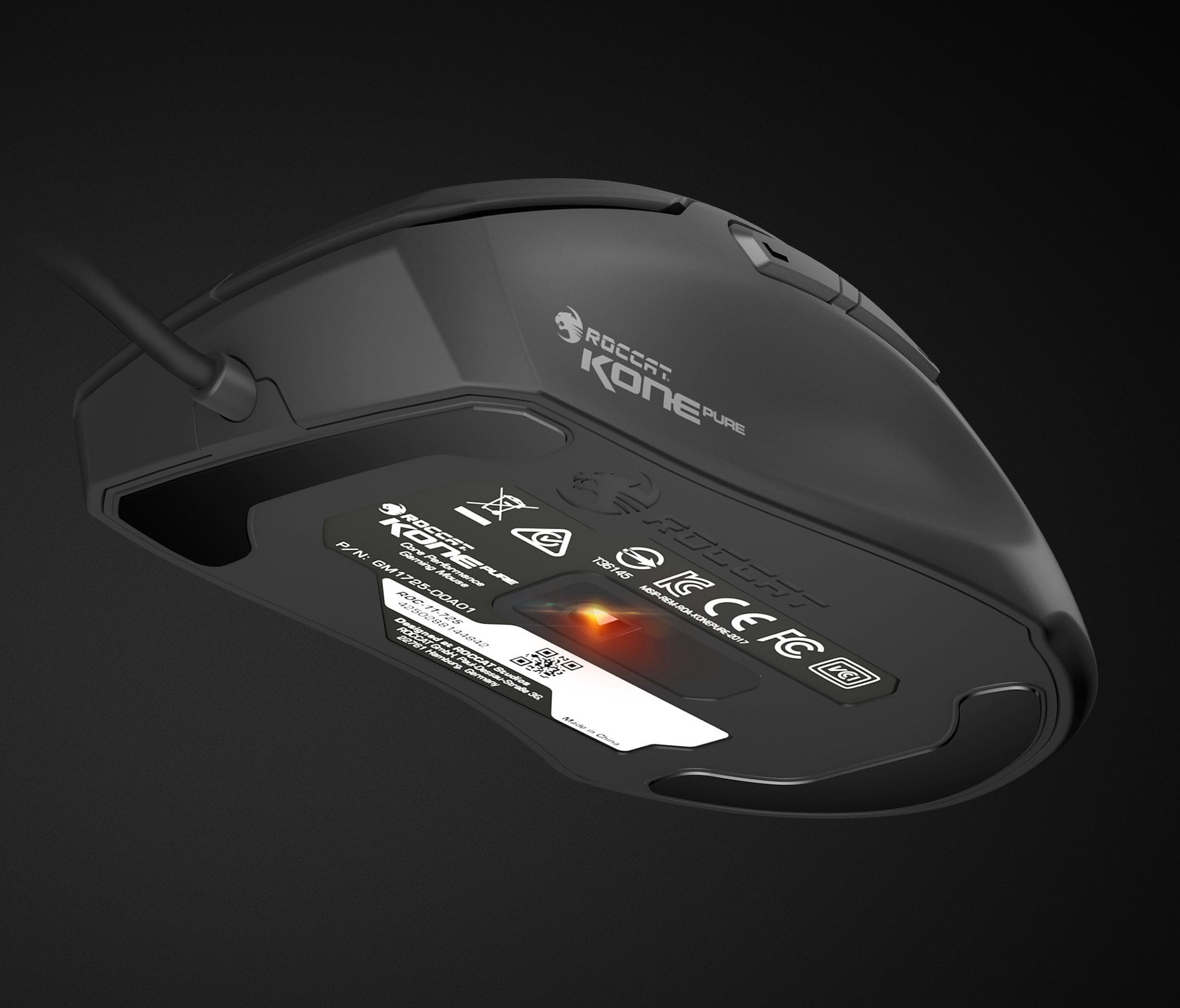 Mouse Gaming ROCCAT Kone PURE SEL, 5000 dpi, negru