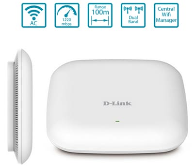 Wireless Access Point D-LINK AC1200 DAP-2660, PoE, Dual-Band 300 + 867 ...