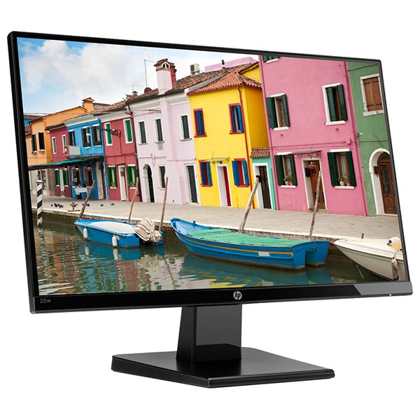Monitor LED IPS HP 22w, 21.5", Full HD, 60Hz, negru