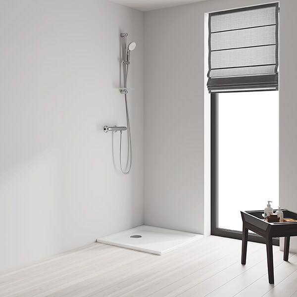 Coloana dus GROHE Tempesta 100 27927001, 3 functii, argintiu