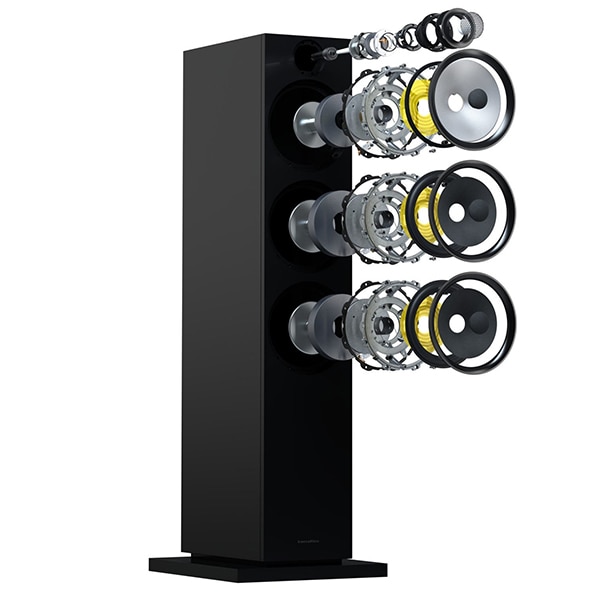 Boxe de podea BOWERS & WILKINS 603, 200W RMS, Hi-Fi, negru