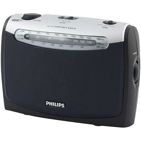 Radio portabil PHILIPS AE2160/00C, FM, negru