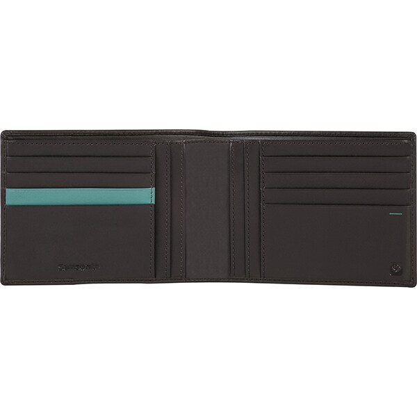 Portofel SAMSONITE Outline 2 SLG 005, maro-turcoaz