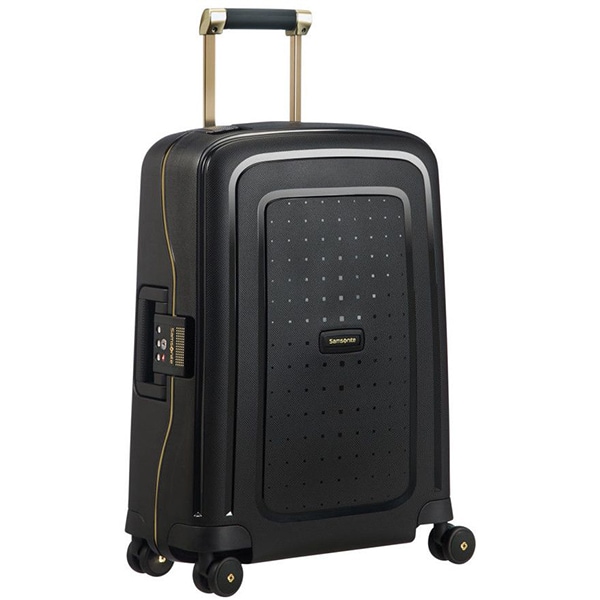 Troler SAMSONITE Spinner S'Cure DLX, 55 cm, negru