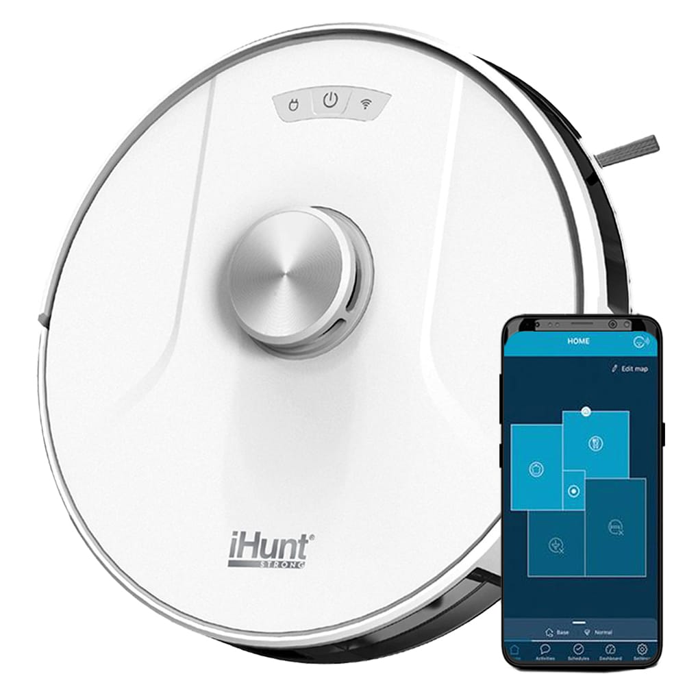 Aspirator robot IHUNT Robo Clean Pro ROBOCLEANPRO, 0.6l, autonomie max ...