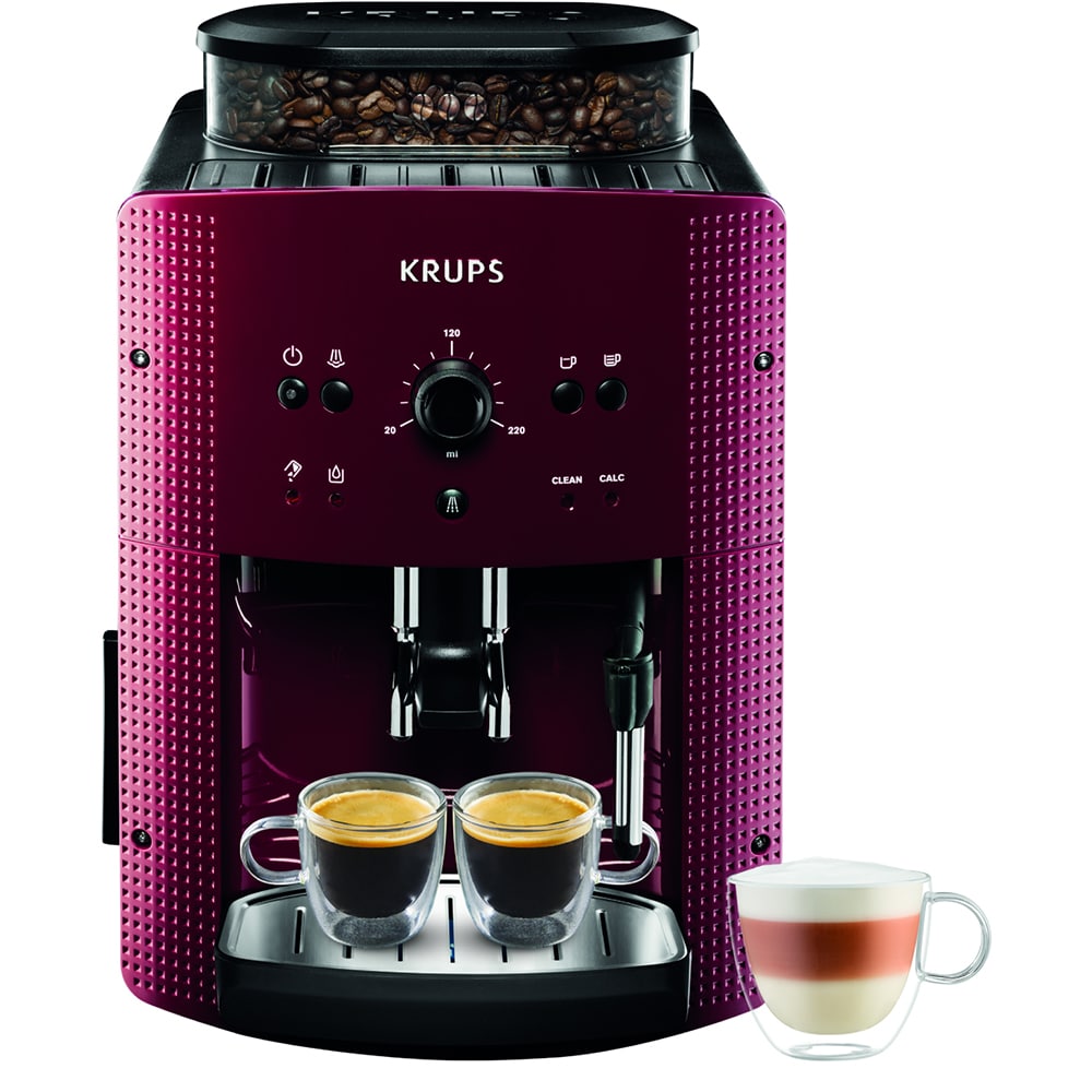 Espressor automat KRUPS Espresseria EA810770, 1.7l, 1450W, 15 bar, rosu ...