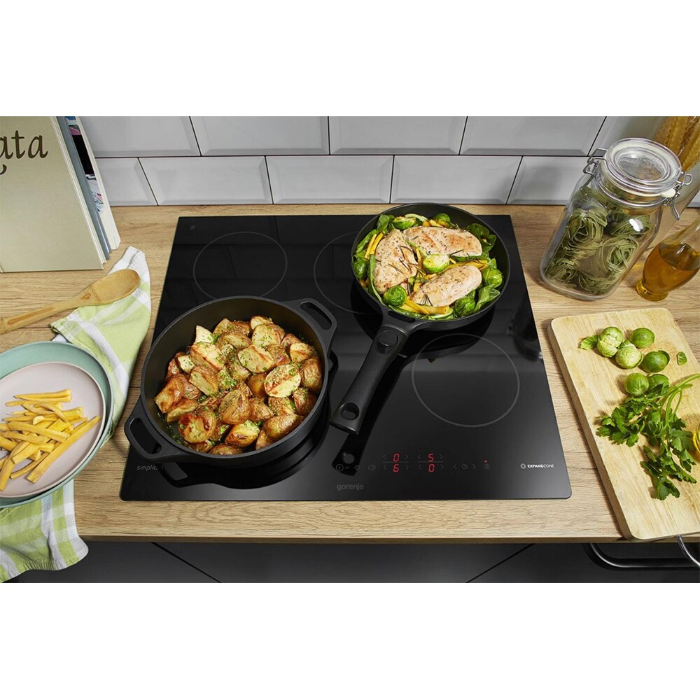 Plita incorporabila GORENJE ECT643SYB, Vitroceramica, 4 arzatoare ...