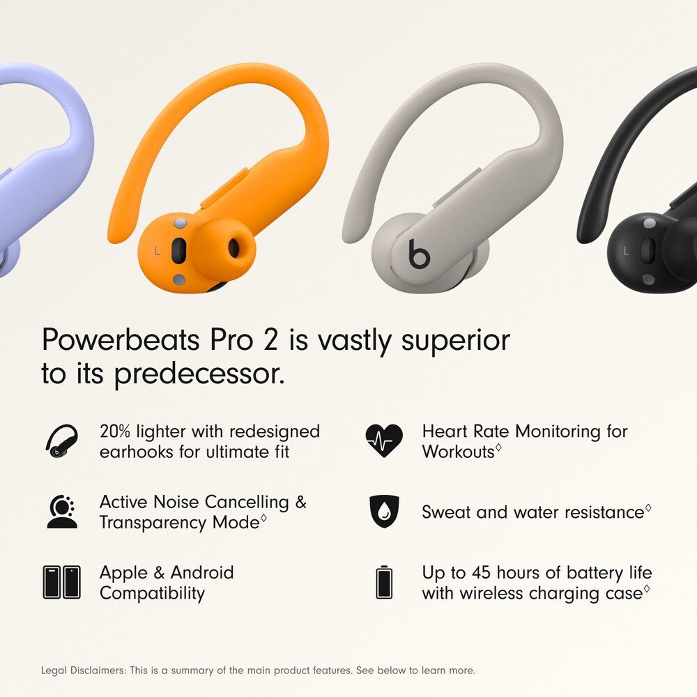 Casti BEATS Powerbeats Pro 2, True Wireless, Bluetooth, In-Ear ...
