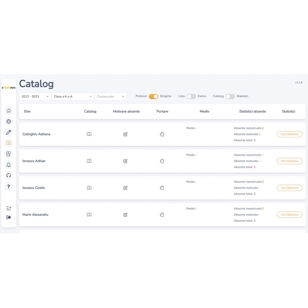 Licenta sKOOLvers Catalogul Digital, 3 ani, 1 scoala