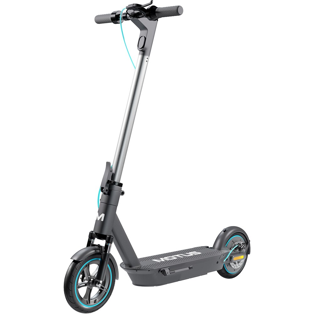 Trotineta electrica MOTUS Scooty 10 Plus 2022, 10 inch, pliabila, negru