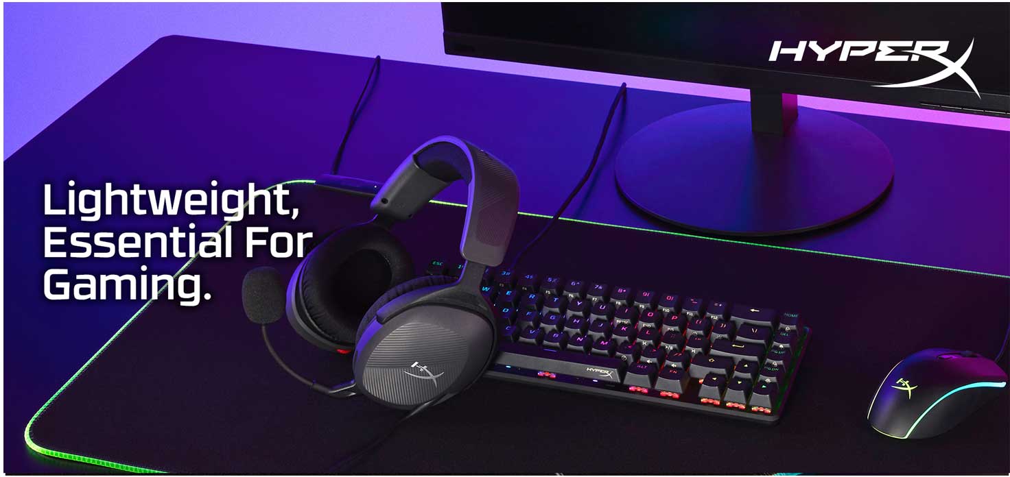Casti Gaming HyperX Cloud Stinger 2 Core, Spatial Audio, multiplatforma ...