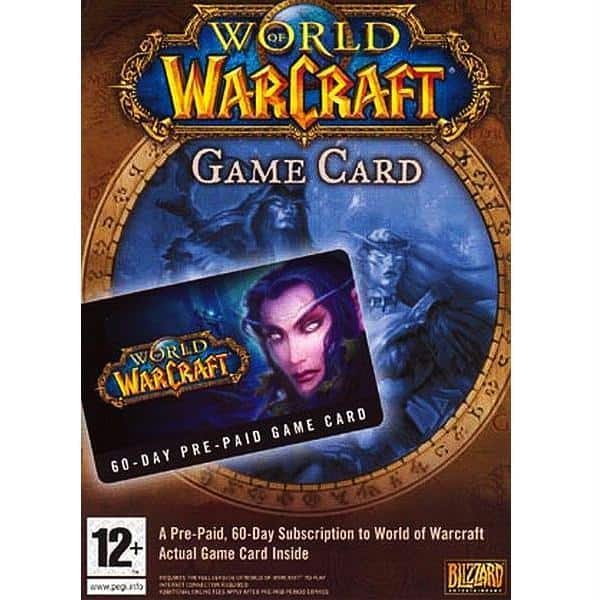 World of Warcraft 60 Days Prepaid Card