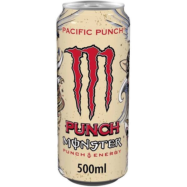 Bautura energizanta MONSTER Pacific Punch bax 0.5L x 24 doze