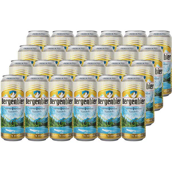 Bere blonda Bergenbier bax 0.5L x 24 doze