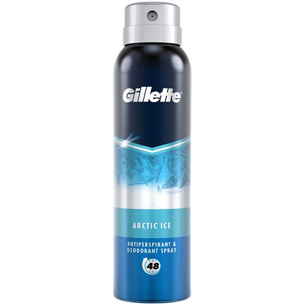 Deodorant spray antiperspirant GILLETTE Artic Ice, 150ml