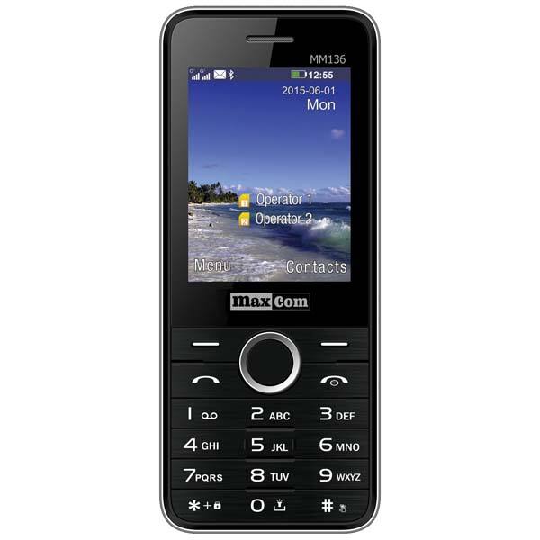 Telefon mobil MAXCOM Clasic MM136, 2G, Dual SIM, Black