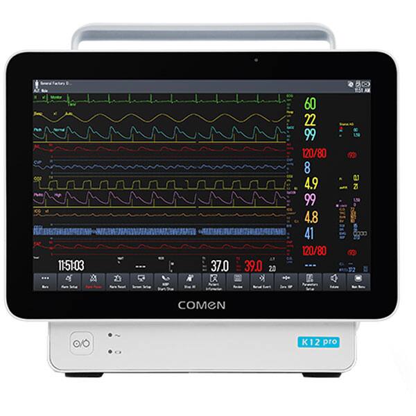 Monitor functii vitale COMEN K15+KPM, Acumulator Li-Ion, crem