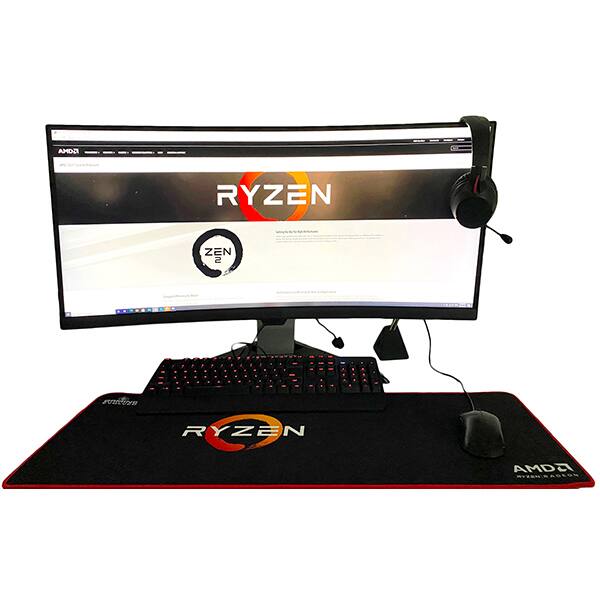 Mouse Pad AMD Gaming, negru