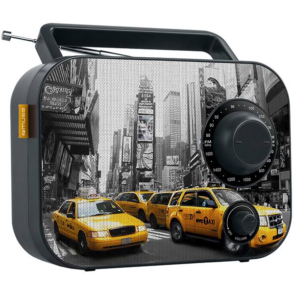 Radio portabil MUSE M-062 NY, FM, multicolor