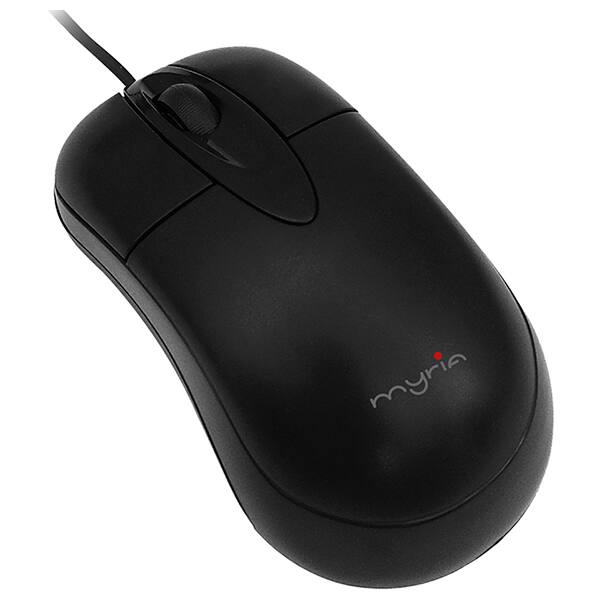 Mouse optic cu fir MYRIA MY8511, USB, negru