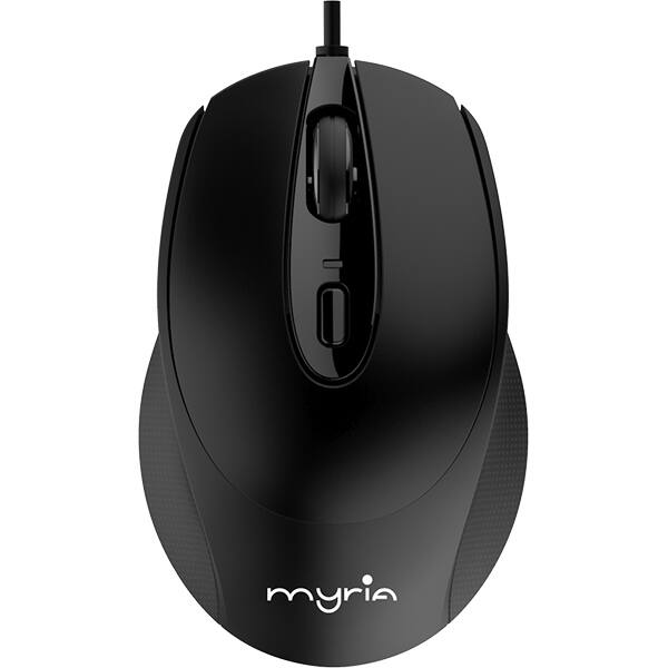 Mouse cu fir MYRIA MY8534, 1200 dpi, negru