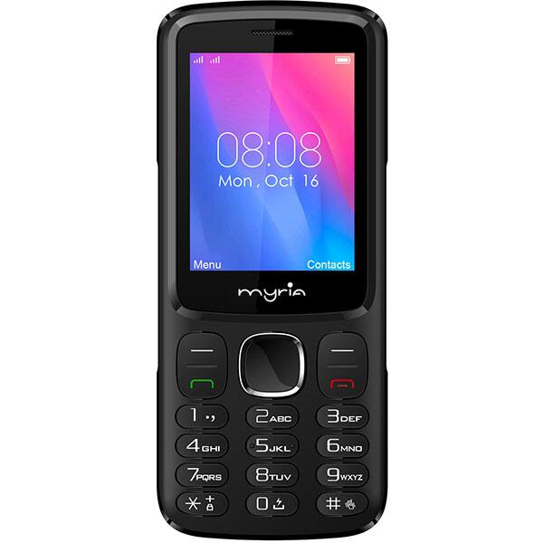 Telefon MYRIA Endless MY9074RD, 128MB RAM, 3G, Dual SIM, Black-Red