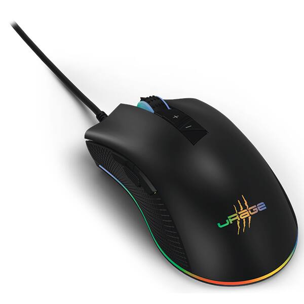 Mouse Gaming HAMA uRage 10k, 10000 dpi, negru