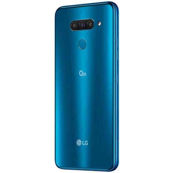 Telefon LG Q60, 64GB, 3GB RAM, Dual SIM, Moroccan Blue