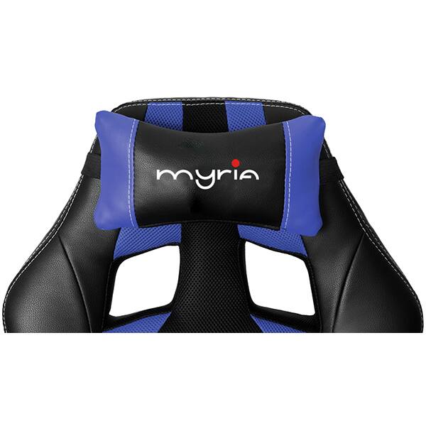 Scaun gaming MYRIA MG7406BL, negru-albastru