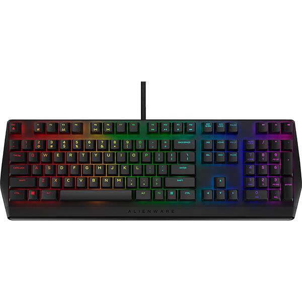 Tastatura Gaming mecanica DELL Alienware 510K, USB, Layout US, negru