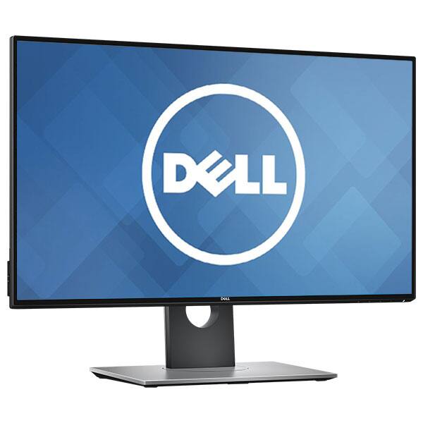 Monitor LED IPS DELL U2718Q, 27", UHD 4K, 60Hz, HDR, negru-gri