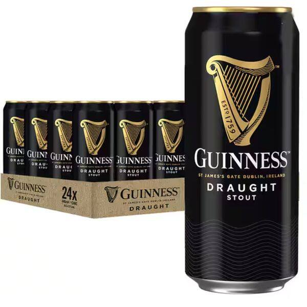 Bere neagra Guinness Draught bax 0.44L x 24 doze
