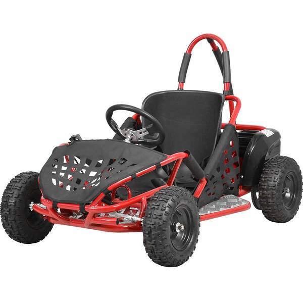 Buggy electric copii HECHT 54812 Red, 48V, 35 km/h, rosu-negru