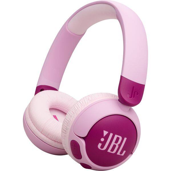 Casti pentru copii JBL JR320BT, Bluetooth, On-ear, Microfon, mov