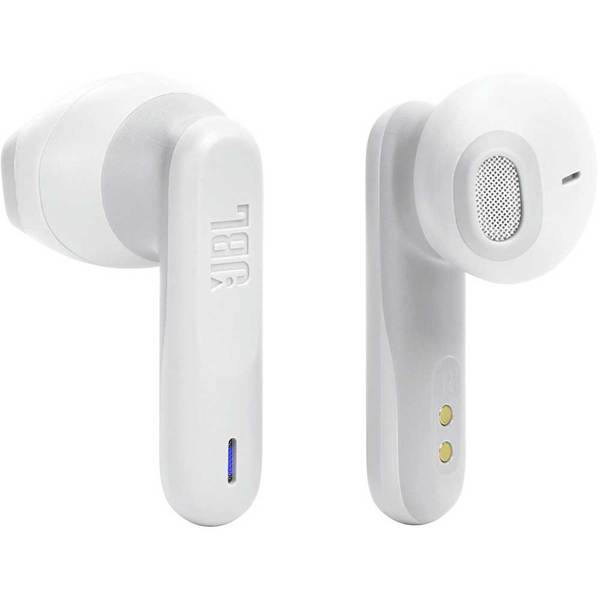 Casti JBL Wave Flex, True wireless, Bluetooth, In-ear, Microfon, alb