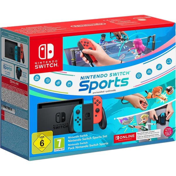 Consola NINTENDO Switch (Joy-Con Green/Red) Sports Bundle HAD
