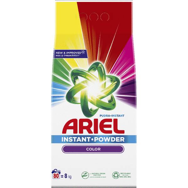 Detergent automat ARIEL automat Color, 8 kg, 80 spalari
