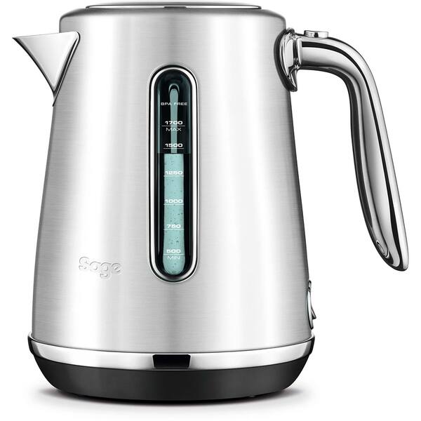 Fierbator apa SAGE Smart Kettle SKE735, 1.7l, 2200W, argintiu-negru