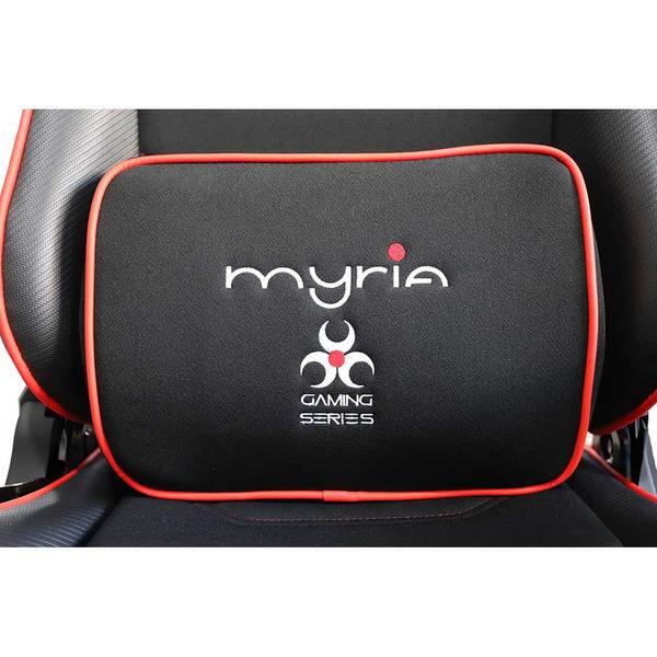 Scaun Gaming MYRIA MG7421, negru-rosu