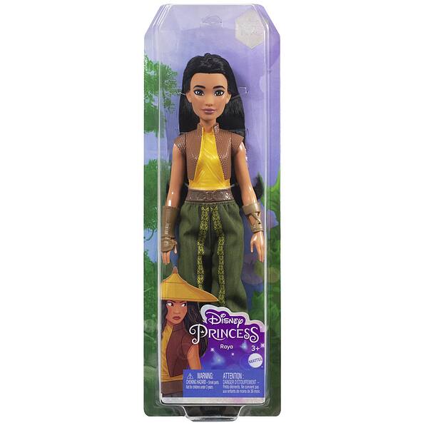 Papusa DISNEY PRINCESS Raya MTHLX22, 3 ani+, kaki-maro