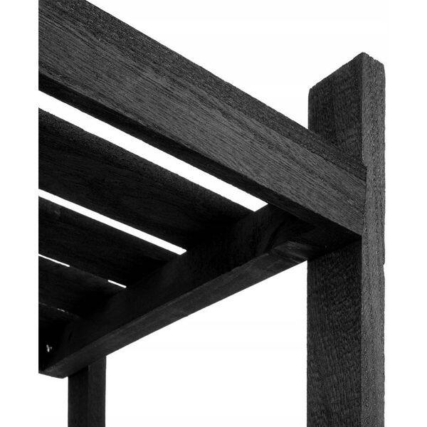 Raft podea DD1400400, 30 x 30 x 66 cm, negru