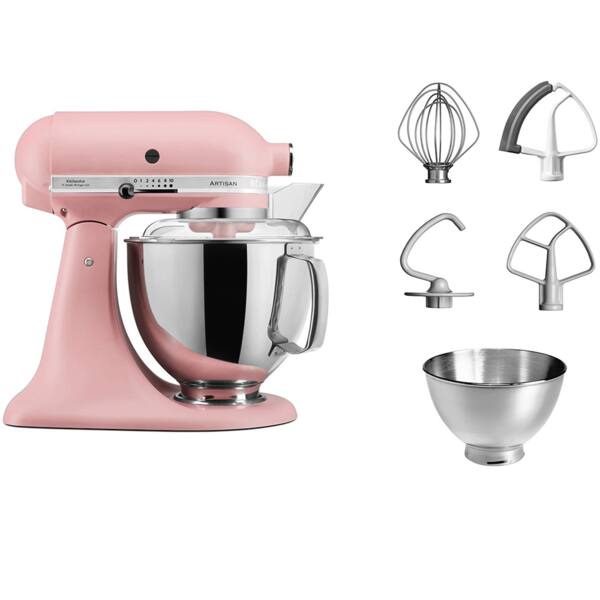 Mixer cu bol KITCHENAID Artisan model 175 5KSM175PSEDR, 4.8l, 300W, 10 ...