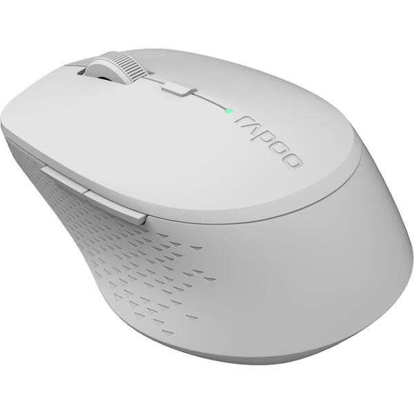 Mouse Wireless RAPOO M300 Silent, Dual Mode, 1600 dpi, Bluetooth, alb