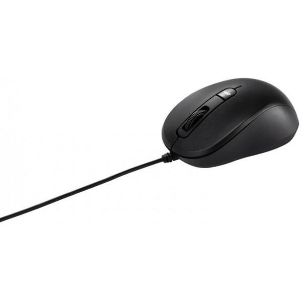 Mouse cu fir ASUS MU101C, 3200 dpi, negru