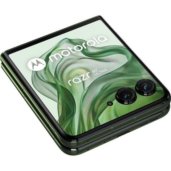 Telefon MOTOROLA Razr 50 Ultra 5G, 512GB, 12GB RAM, Dual SIM, Spring Green