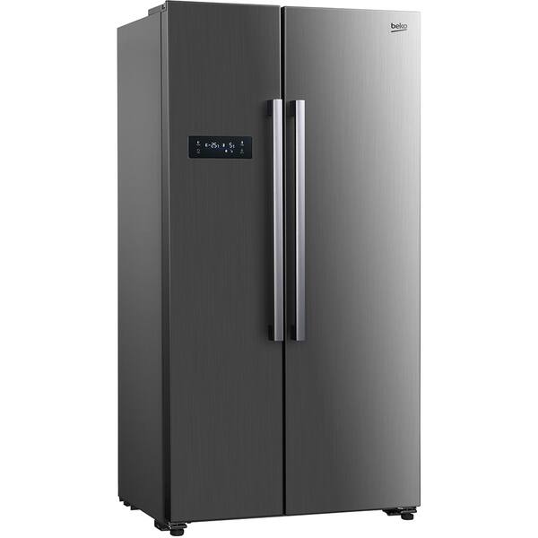 Side by Side BEKO GNO4331XPN, NeoFrost, 442 l, H 177 cm, Clasa E, inox