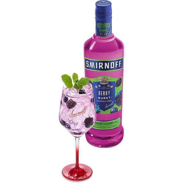 Vodka Smirnoff Berry Burst, 0.7L