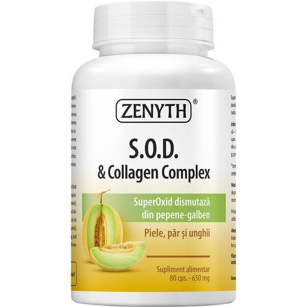 Supliment S.O.D. & Collagen Complex, 80 capsule, ZENYTH